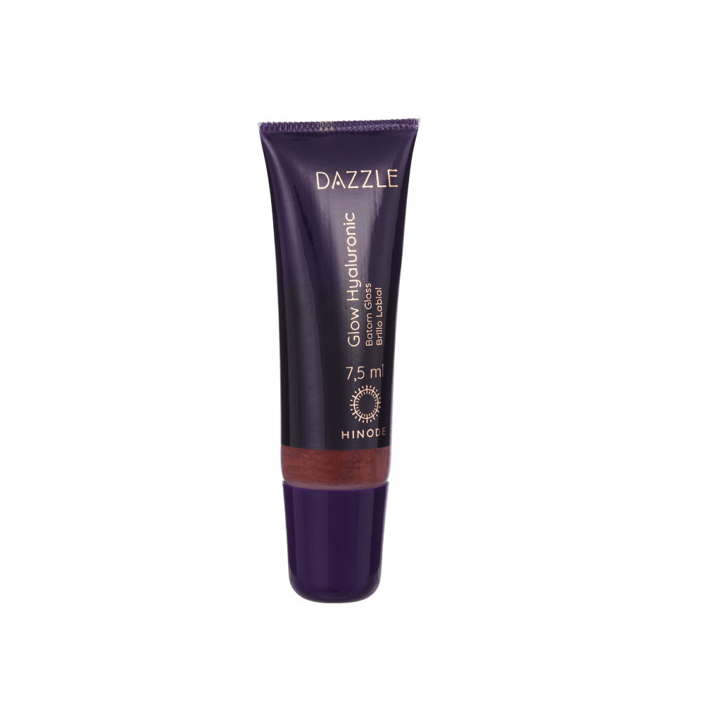 Gloss Labial Glow Hyaluronic Dazzle 7,5ml Marsala - Hinode | Loja Oficial
